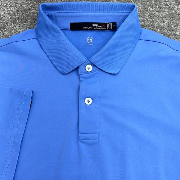 Ralph Lauren RLX | Shirts | Ralph Lauren Rlx Blue Athletic Knit Golf ...